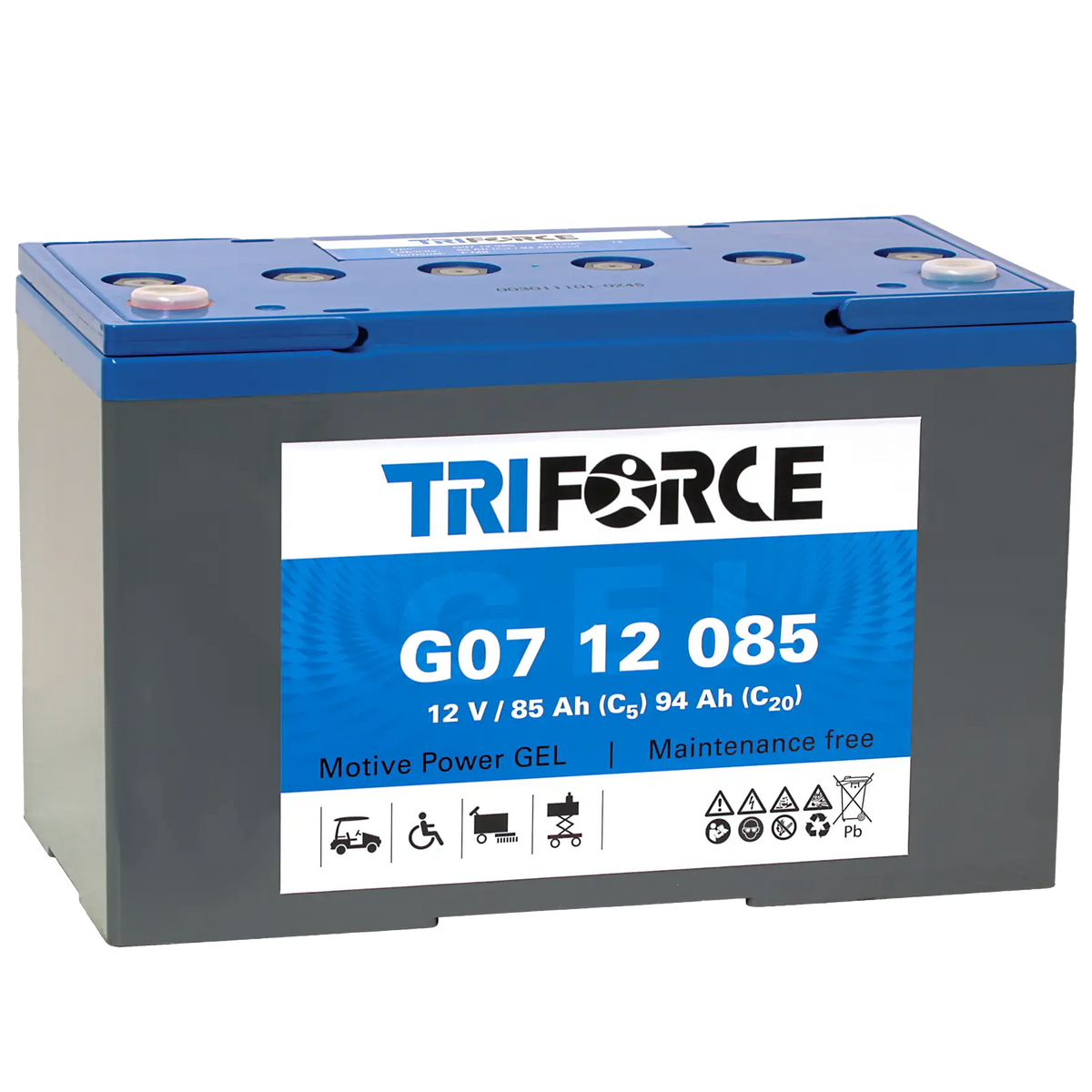 Triforce Gel Block 12V 85A (GF 12 076 V) – HK Handels GmbH